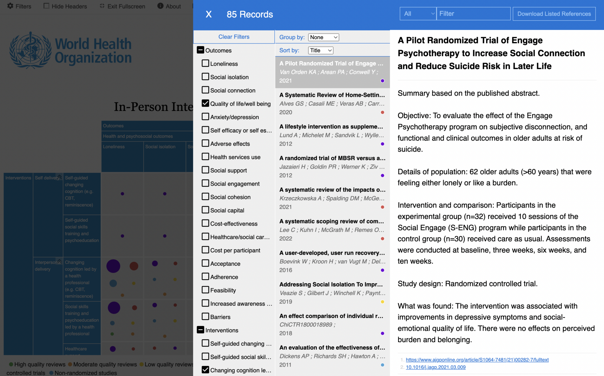 Evidence-based Interventions for Reducing Social Isolation and ... Evidence-based Interventions for Reducing Social Isolation and ...